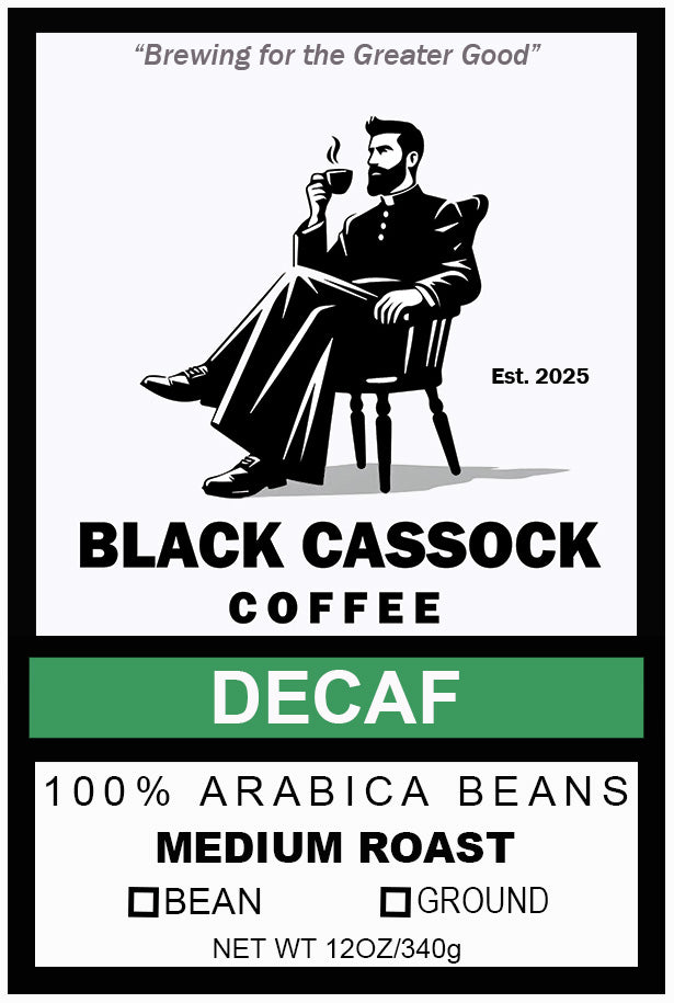 Decaf – Black Cassock Coffee